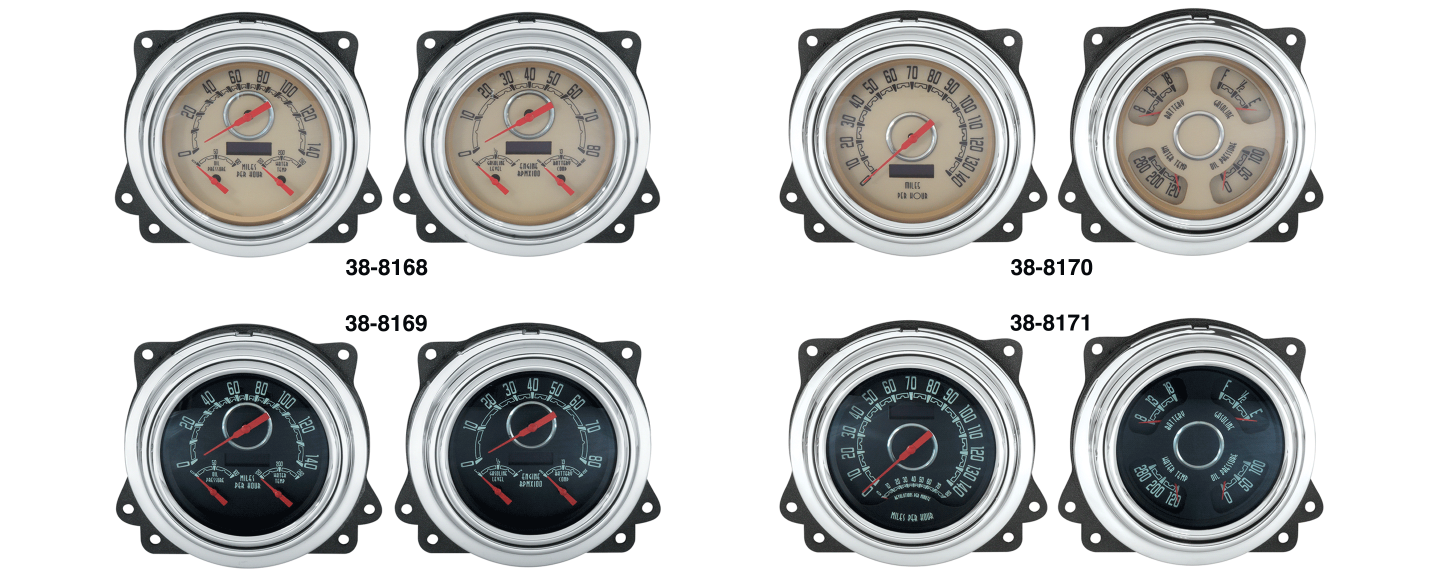 New Vintage USA Gauge Clusters for 1947-53 Chevy Truck – Direct Fit, No ...