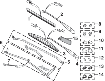 Wiper Link Set - LMC Truck