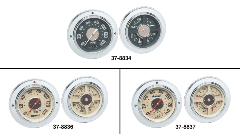 Retro Gauge Clusters - LMC Truck