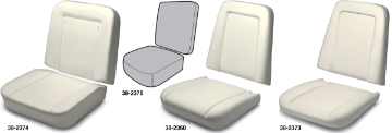 Super Value Reupholstery Front Bench Seat Kit - LMC Truck