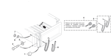 Chrome Tailgate Chain Set - LMC Truck