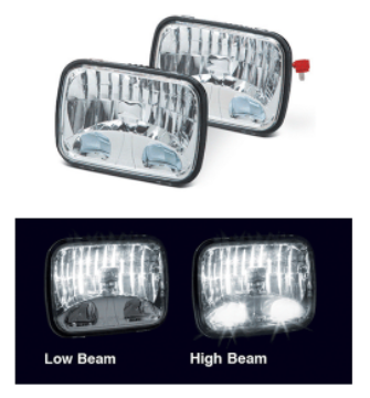 1980-89 Chevy GMC Single Rectangular Headlight 200mm | Replacement ...