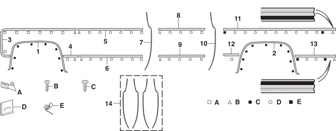 Wheel Arch and Side Molding for 1973-80 Chevy & GMC Suburban - LMC Truck