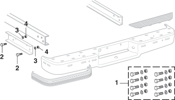 1998-2004 Chevy S10 & GMC Sonoma OE Style Rear Step Bumper – Chrome ...