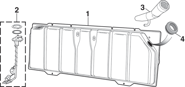 In-Cab Gas Tank Components for 1972-75 Dodge Trucks - LMC Truck