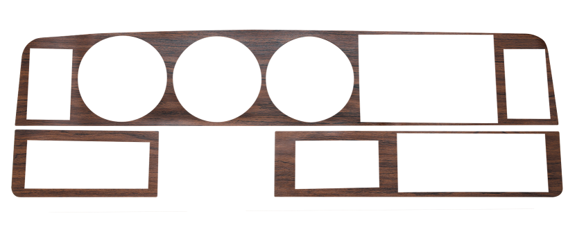 Woodgrain Vinyl Dash Insert Kit - LMC Truck