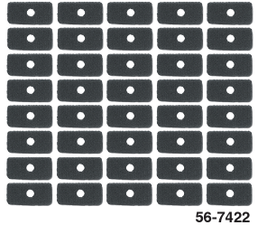 1994-05 Dodge Ram Dash Pad Anti-Squeak Kit – 40pc OE Felt - LMC Truck