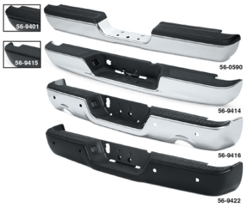 1994-2002 Dodge Ram 1500, 2500, 3500 Rear Step Bumper & Parts | Chrome ...