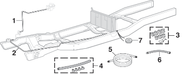 Steel Fuel Line - LMC Truck