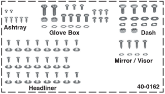 1948-56 F1, F2, F3 & F100 Interior Trim Screw Kits | Stainless Steel ...