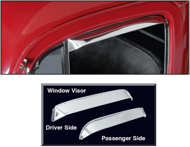 Stainless Steel Window Visor ... Lets Fresh Air In and Keeps Rain Out ...