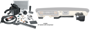 Air Conditioning System With Integrated Dash Control Switching - Lmc Truck
