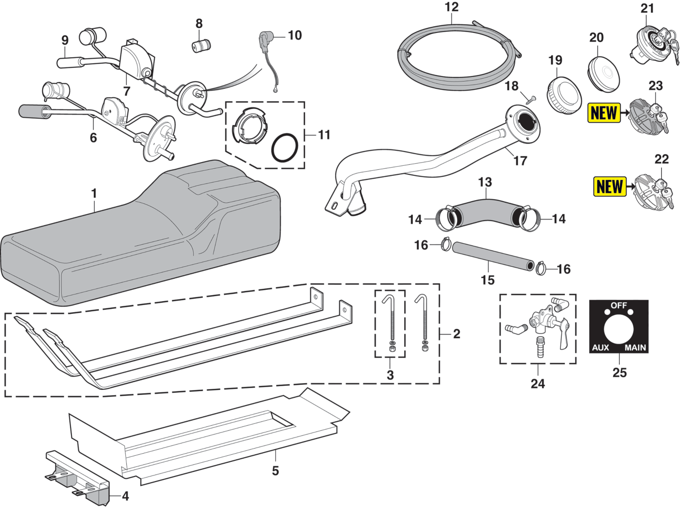 1991 Ford Bronco Gas Tank