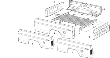 Styleside Tailgate Components - LMC Truck
