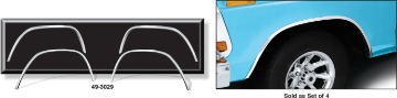 Rear Wheel Arch Molding - LMC Truck