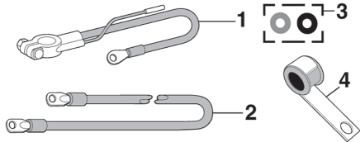Starter Cable Bracket - LMC Truck