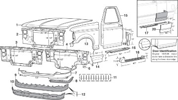 1992-96 Radiator Support-Gas Engine - LMC Truck