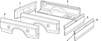 1987-96 Tailgate Assembly - LMC Truck