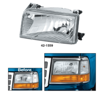 1992-96 Custom Headlight Set - LMC Truck