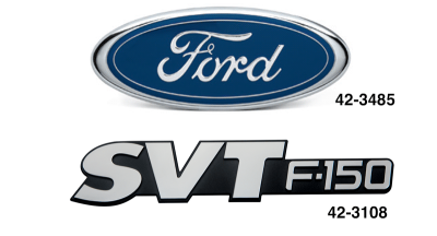 1997-03 Ford F150 & 97-99 F250 Tailgate Emblems – Official Ford & SVT ...