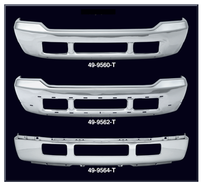 2000-05 Ford Excursion Chrome Front Bumper Replacement - LMC Truck