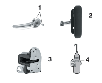 Sliding Side Door Latch - LMC Truck