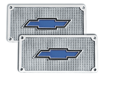1947-59 Chevy Aluminum Step Plate with Bowtie Emblem | Running Board ...