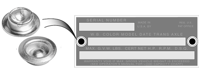 Data Plate Rivet Set - LMC Truck